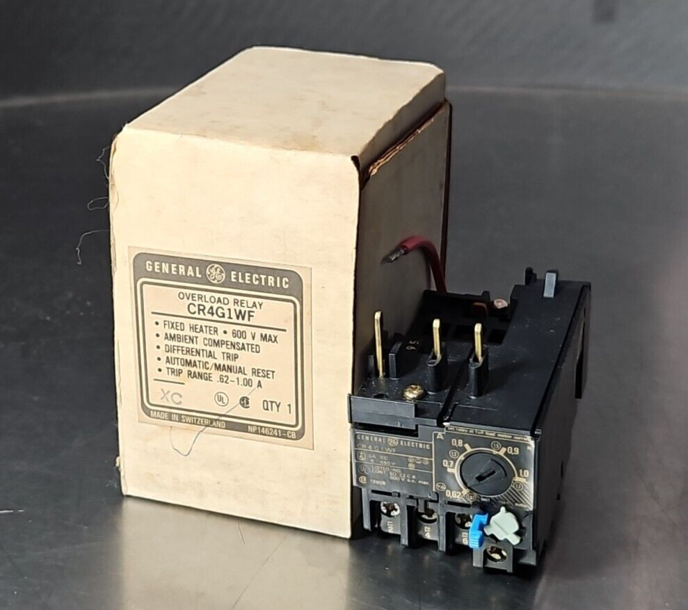 GE CR4G1WF Overload Relay 600V. Loc4A7 – Palmetto Automation Inc.