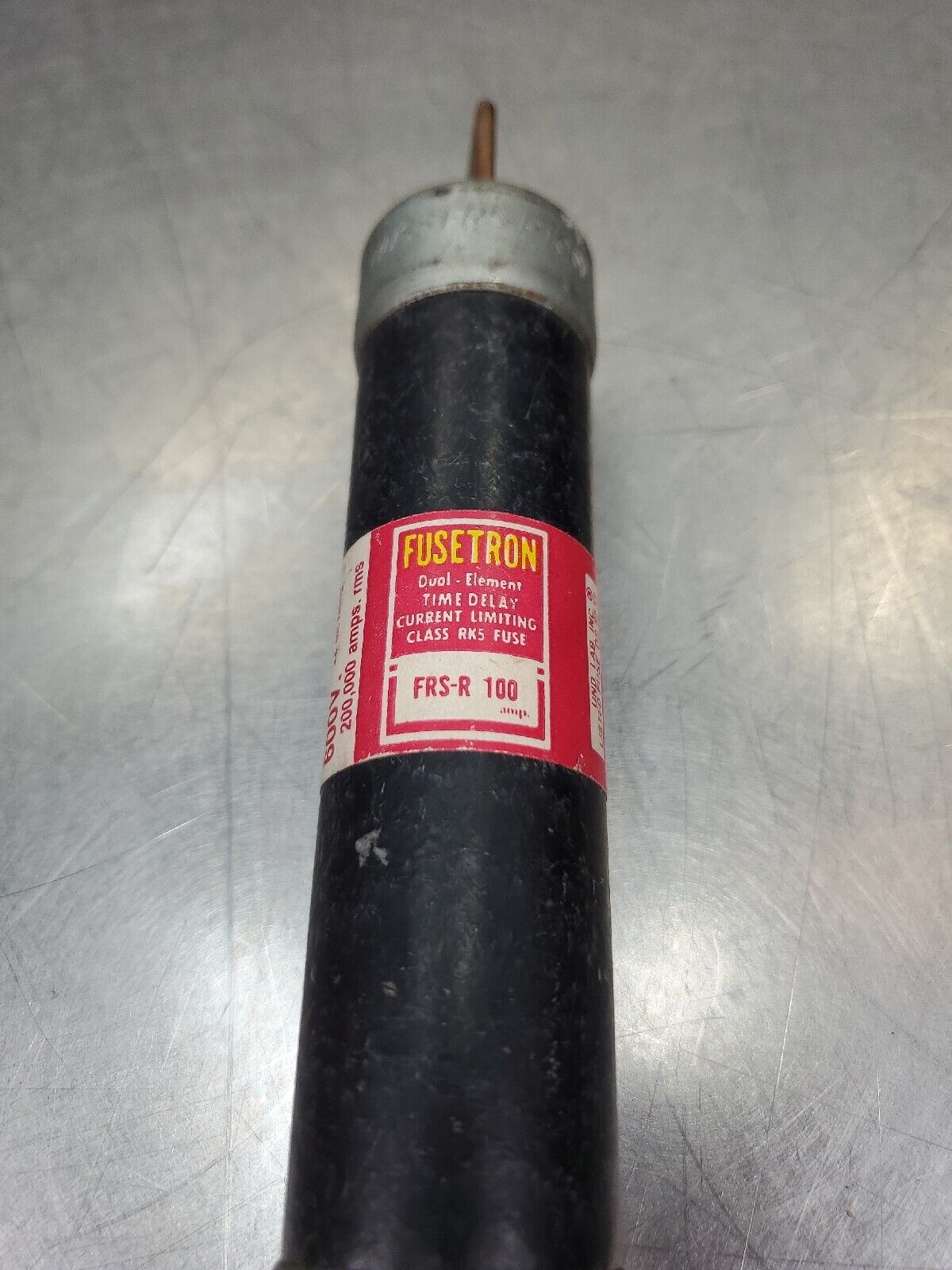 Bussmann FUSETRON FRS-R 100 200,000Amp 600V Dual-Element Fuse. 4D ...