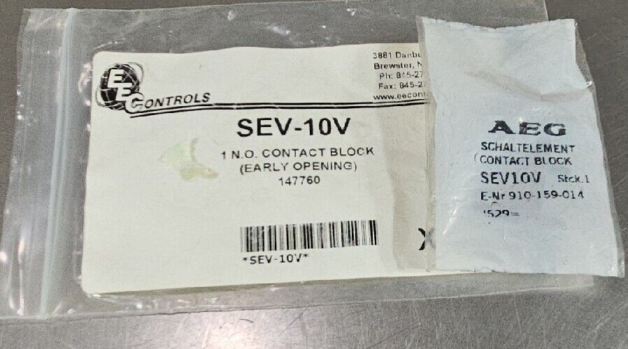 EEControls SEV-10V 1N.O. Contact Block Loc 4G-1 – Palmetto Automation Inc.