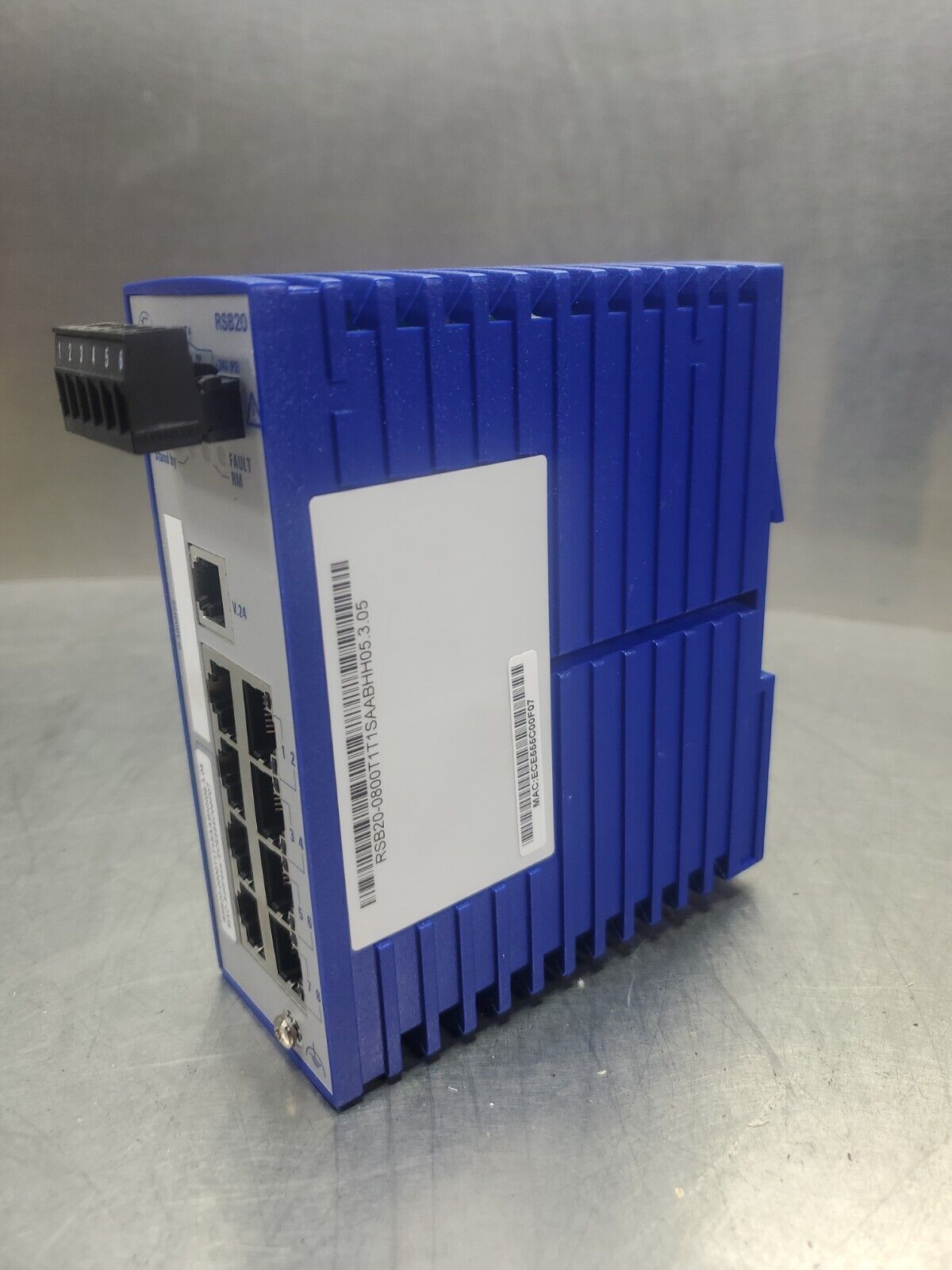 Hirschmann RSB20 8-Port Industrial Rail Switch. 3E-25 – Palmetto ...