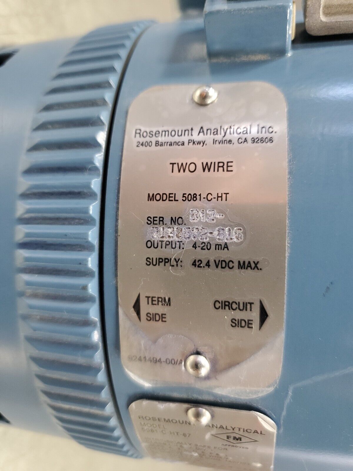 Rosemount Analytical 5081-C-HT-67 Digital Valve Controller. 6F ...