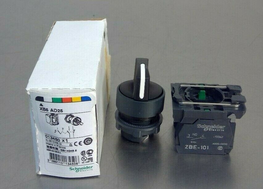 Schneider Electric - XB5 AD25 - Selector Switch 013450 - XB5AD25 4D ...