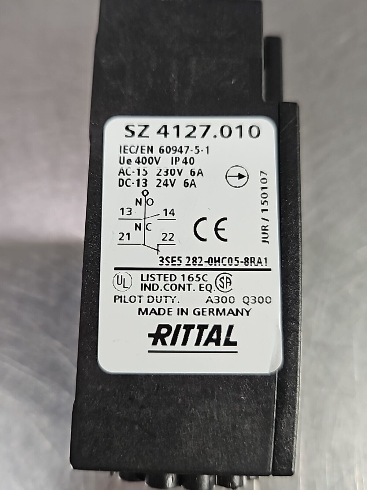 RITTAL SZ 4127.010 400V IP40 Door Switch. Loc 4G-1 – Palmetto ...