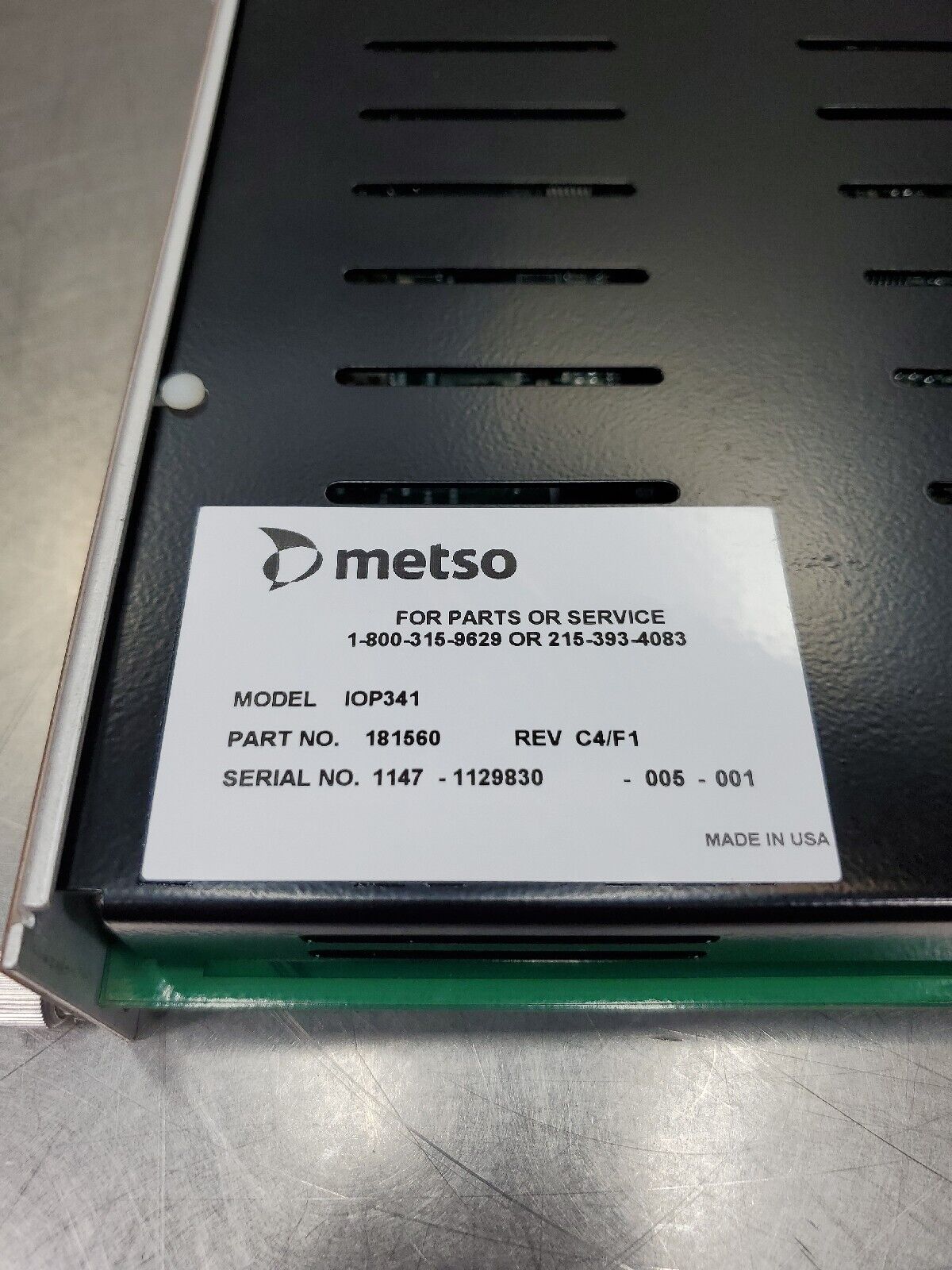 METSO IOP341 REV C4/F1 (181560) POSITIONER MODULE. 3F – Palmetto ...