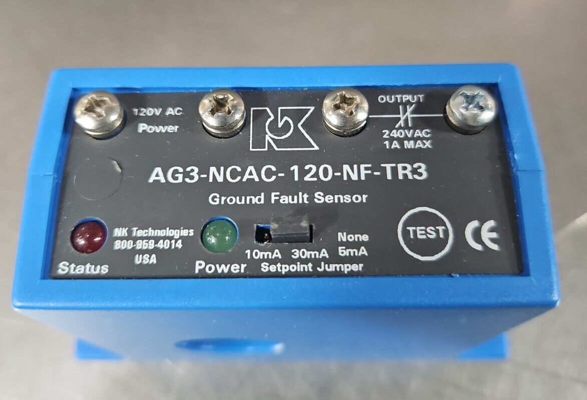 NK TECHNOLOGIES AG3-NCAC-120-NF-TR3 Ground Fault Sensor. Loc3B-20 – Palmetto Automation Inc.
