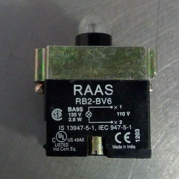 RAAS Controls - Shamrock Controls - RB2-BV6 Pilot Light Body 4D ...
