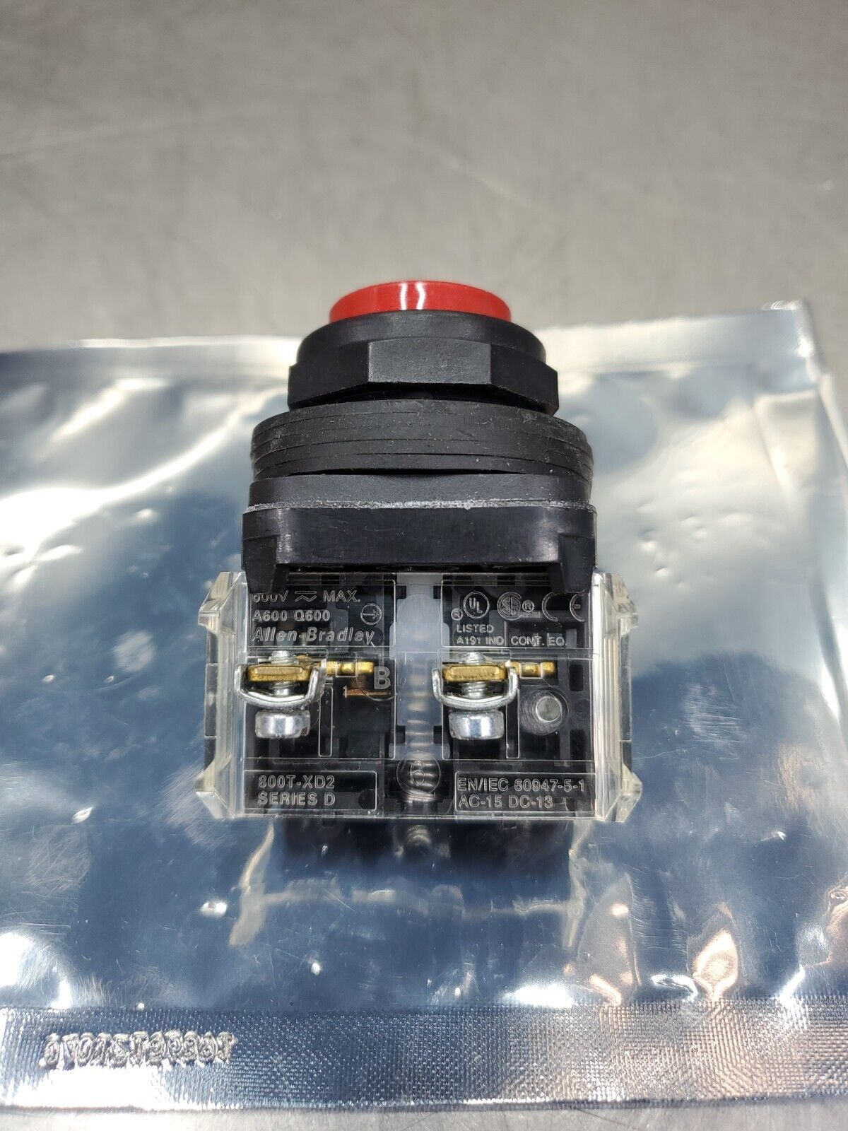 ALLEN BRADLEY 800H-BR SER. F RED EXTENDED HEAD PUSH BUTTON. 4A-2 – Palmetto Automation Inc.