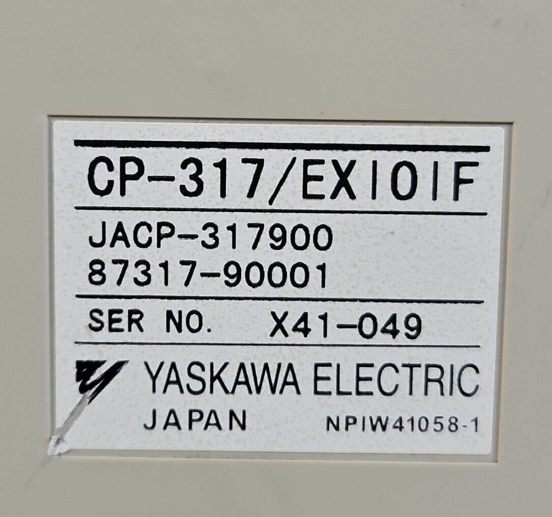 Yaskawa CP-317/EXIOIF Power Supply Module 3C-22 – Palmetto Automation Inc.