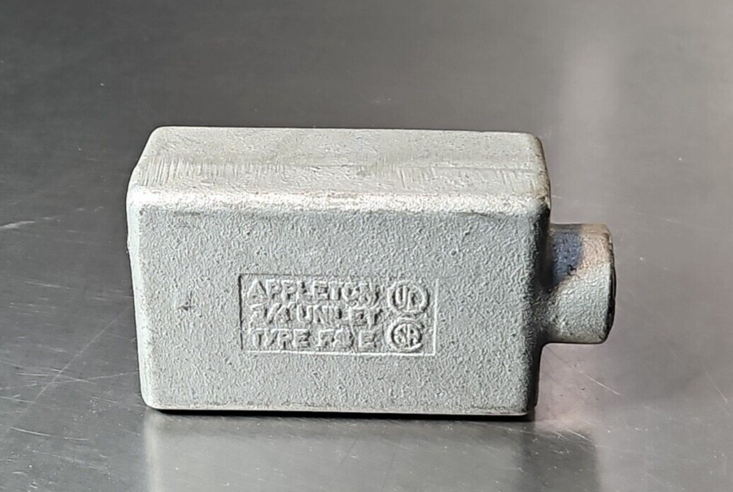 Appleton FS-1-75 cast hub device box dead end malleable. Loc4A5 ...
