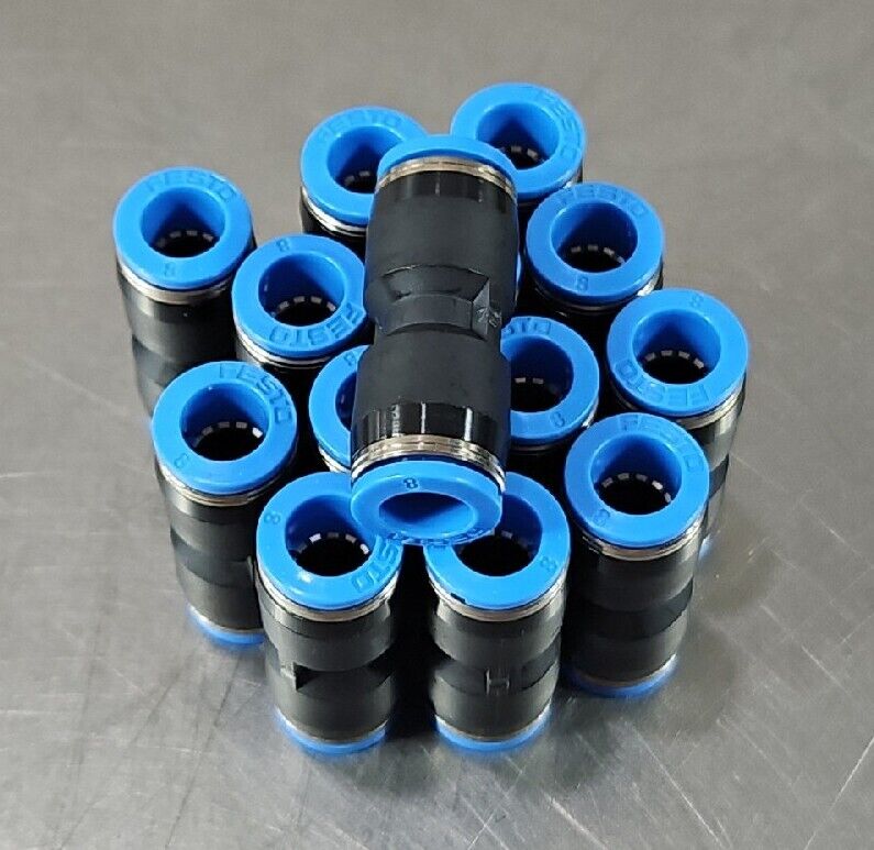 Festo Quick Connect 8x8 Straight Through Connectors - Lot of 14. Loc 6 ...