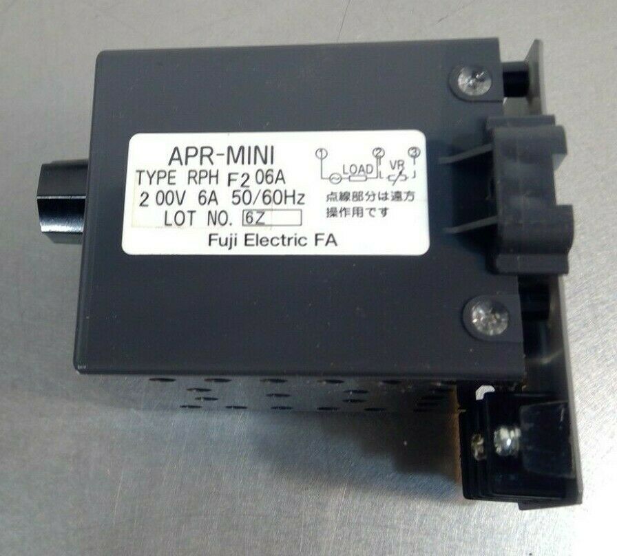 Fuji Electric - APR-MINI - Solid State Relay Timer - 200V 6A 4H ...