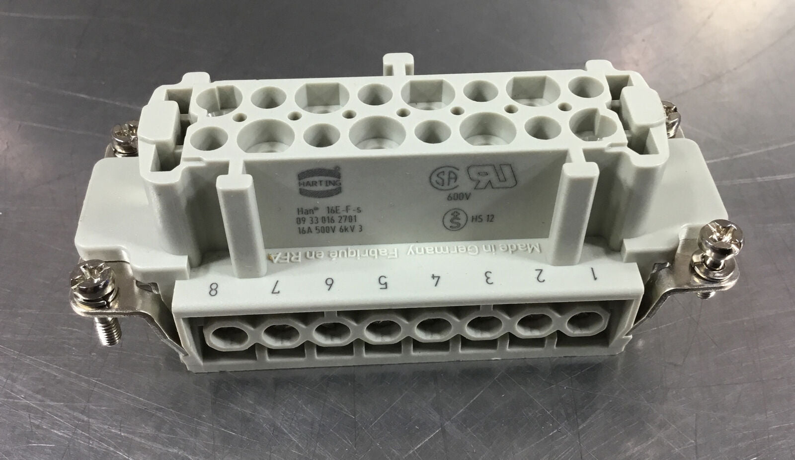 Harting 09330162601 Male Insert Han 16E-STI-S 5E-15 – Palmetto ...