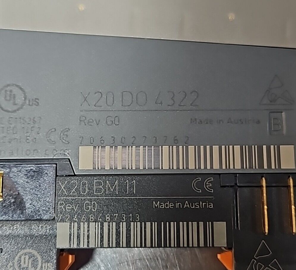 B&R Automation X20 DO 4322 with X20 BM 11 Digital Output Module. Loc 3 – Palmetto Automation Inc.