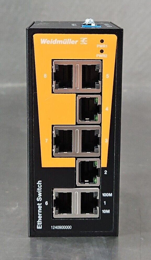 Weidmuller IE-SW-BL08-8TX Ethernet Switch. 3B-20 – Palmetto Automation Inc.