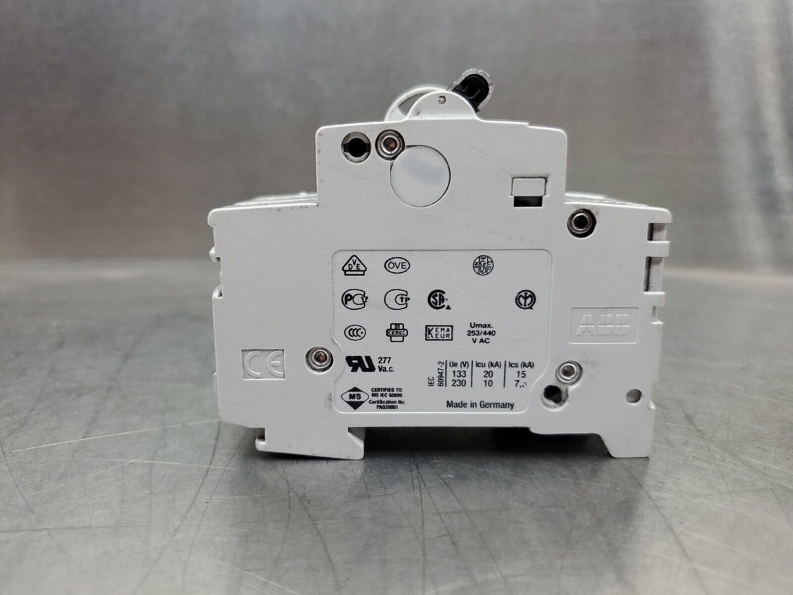 ABB 2-Pole 13A S 201-NA B13 230/400 Circuit Breaker. 4G – Palmetto ...