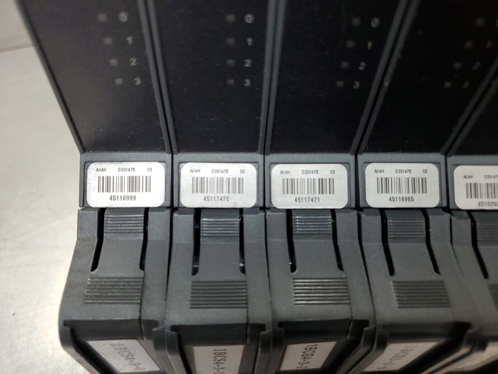 Metso Automation MBI8 PLC 8-Slot Chassis w/8 AII4 PLC Cards. 3F-35 ...