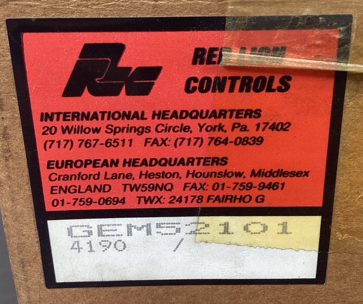 RED LION CONTROLS GEM52101 Dual Indicator Control 2C – Palmetto ...