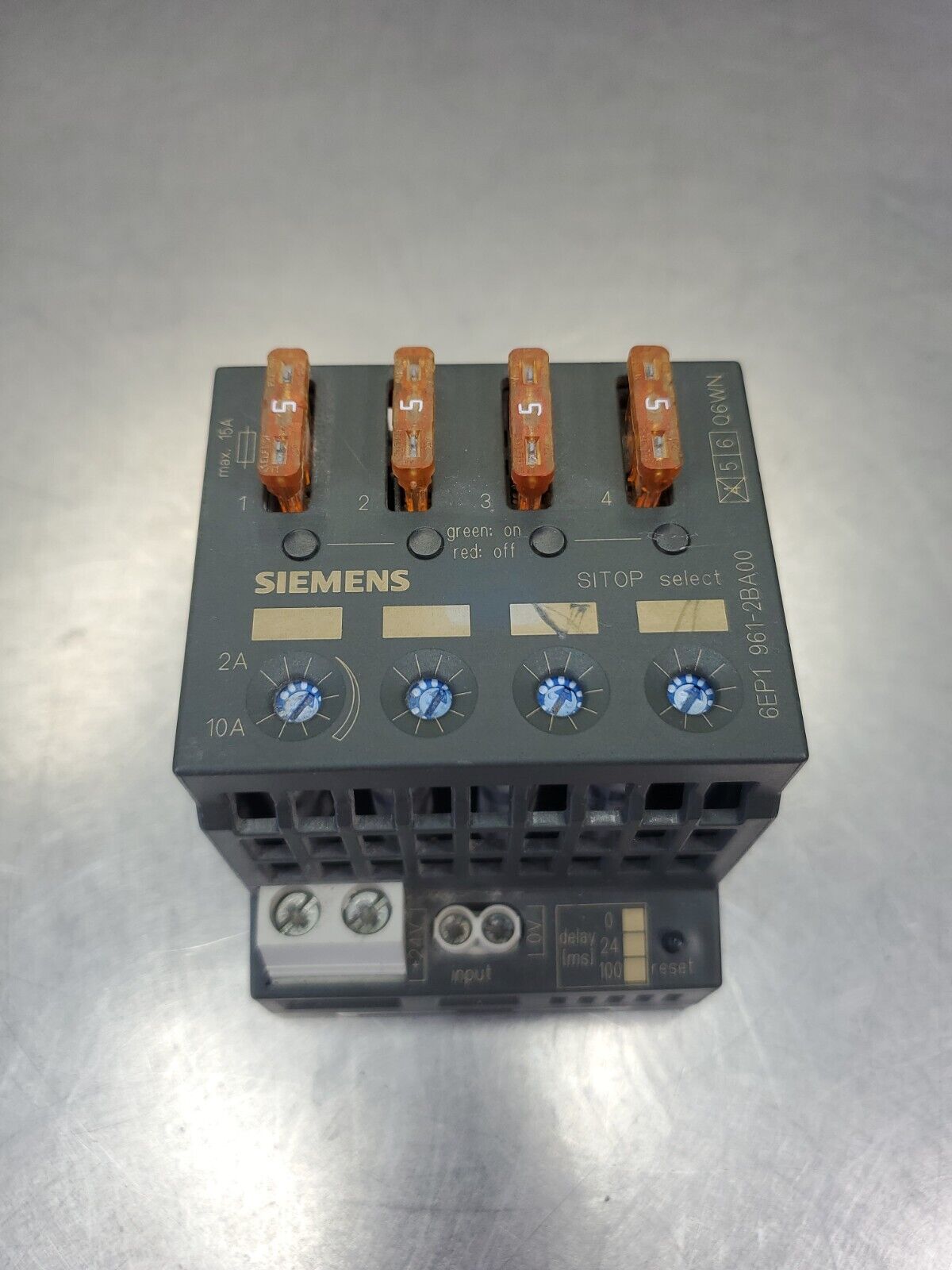 Siemens 1P 6EP1 961-2BA00 SITOP Fuse Module. 3D-27 – Palmetto ...