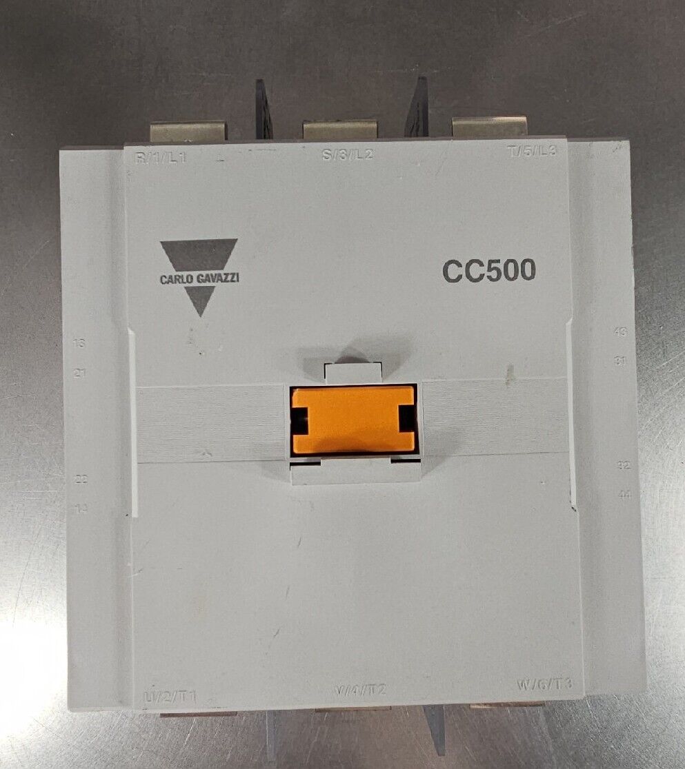 CARLO GAVAZZI CC500 CONTACTOR 500AMP 200-240VAC/200-220VDC. 4F ...