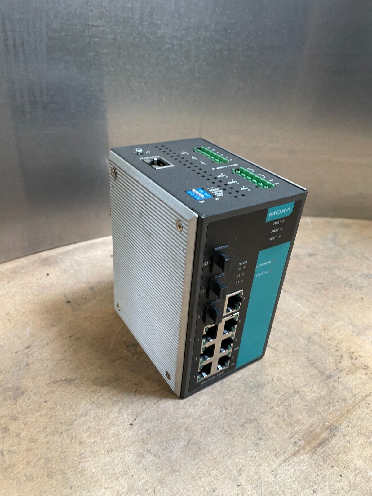 Moxa EDS-510A-3SFP 3 Gigabit Ports 7 Electrical Ports Ethernet Industr – Palmetto Automation Inc.