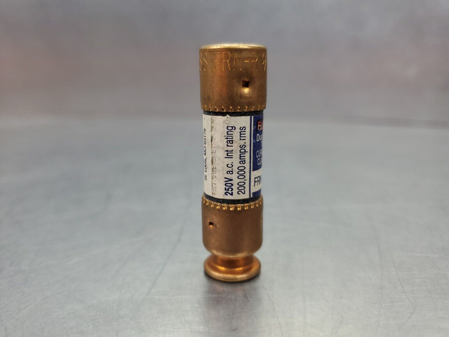 FUSETRON FRN-R-3/10 Dual-Element TIME DELAY FUSE, 250VAC 200,000A. 4D ...