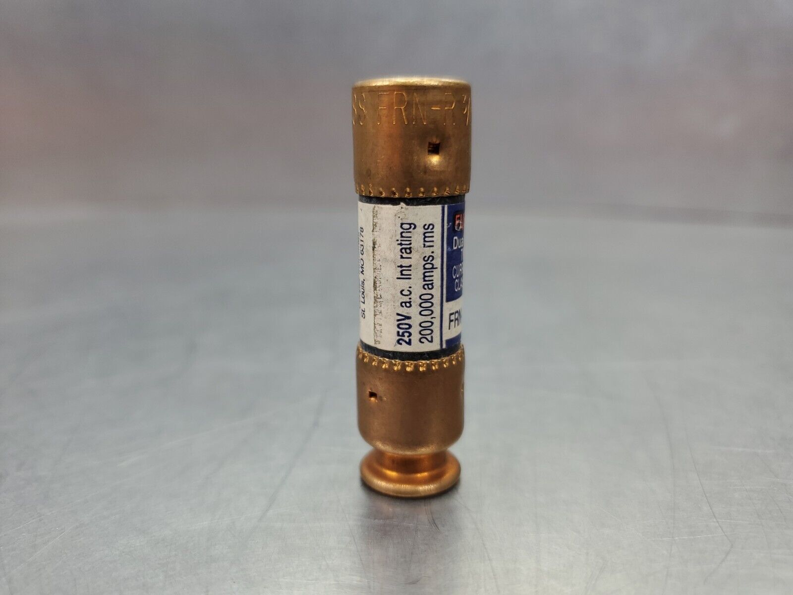 FUSETRON FRN-R-3/10 Dual-Element TIME DELAY FUSE, 250VAC 200,000A. 4D ...