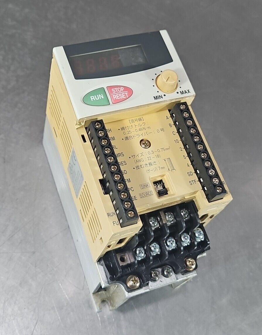 Mitsubishi Electric FR-E520-0.4K Inverter Drive Loc1B-20 – Palmetto ...