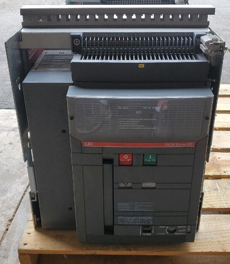 ABB SACE Emax E2 E2N/E MS12 1250A 1000V Circuit Controller Module. 6F ...