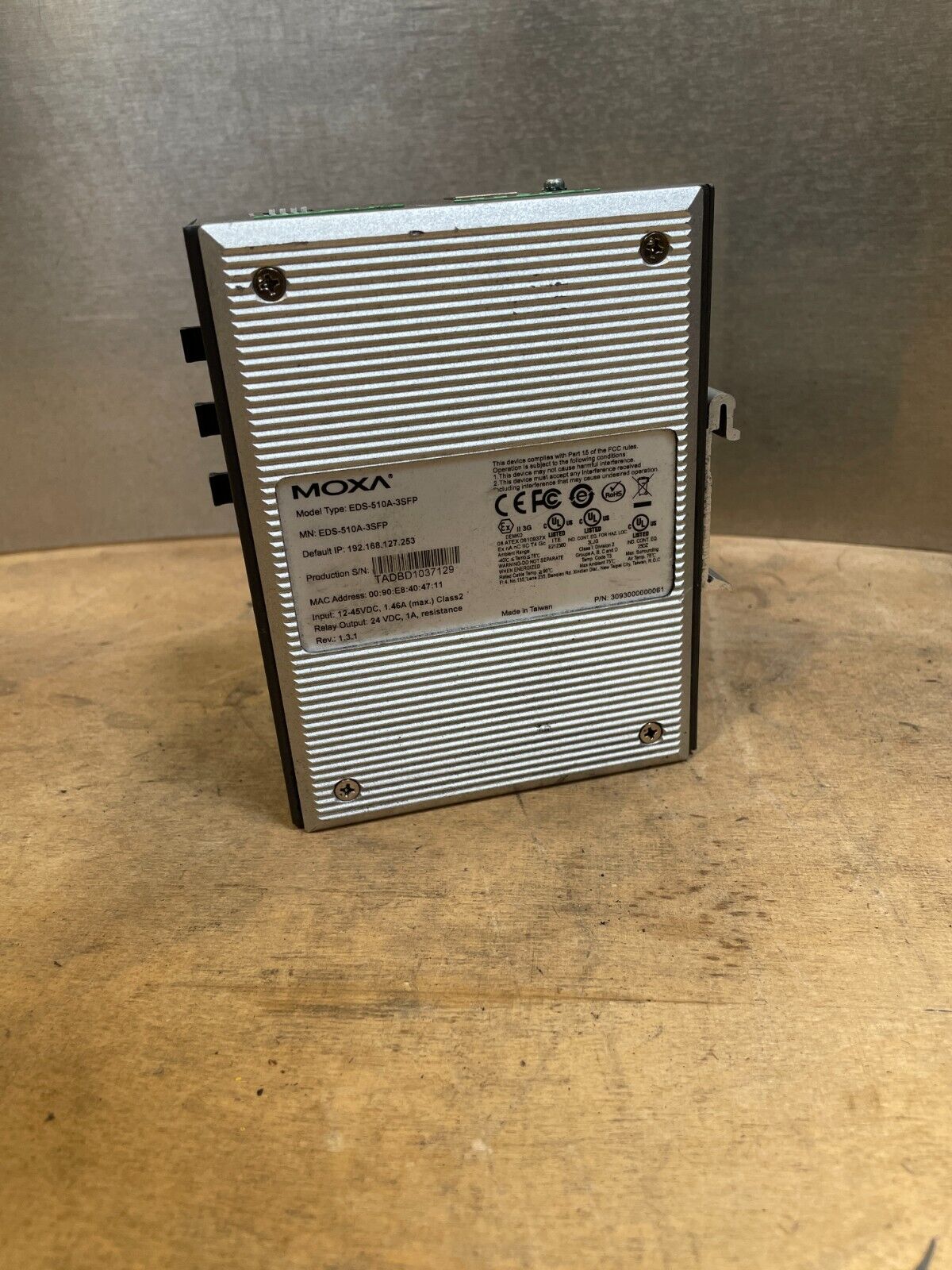 Moxa EDS-510A-3SFP 3 Gigabit Ports 7 Electrical Ports Ethernet Industr – Palmetto Automation Inc.