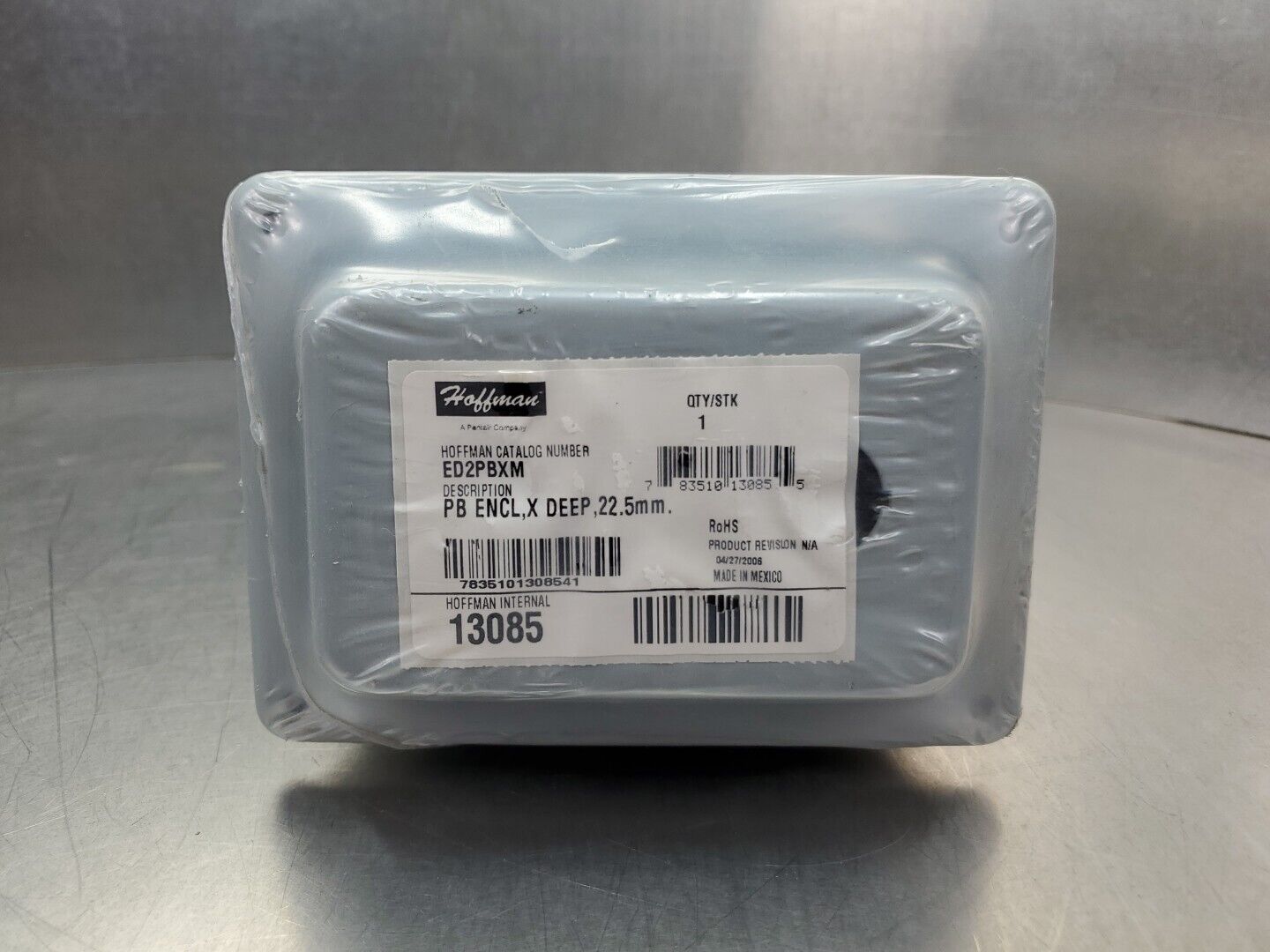 HOFFMAN E2PBXM PB X-DEEP ENCLOSURE, 22.5mm. 4E-34 – Palmetto Automation ...