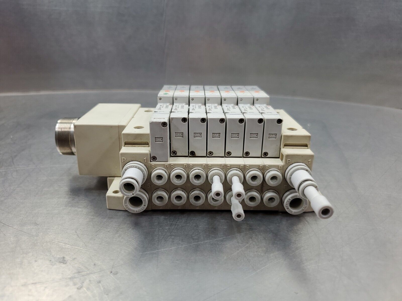 SMC SV1400-5FU 7-Module 24VDC Valve Manifold. 6E – Palmetto Automation Inc.
