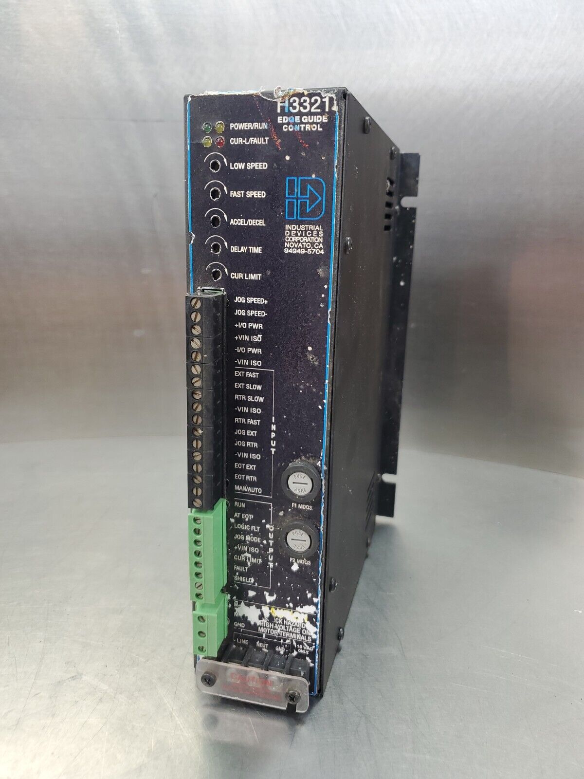 Industrial Devices Corp. H3321 Edge Guide Control Module. 1D – Palmetto Automation Inc.