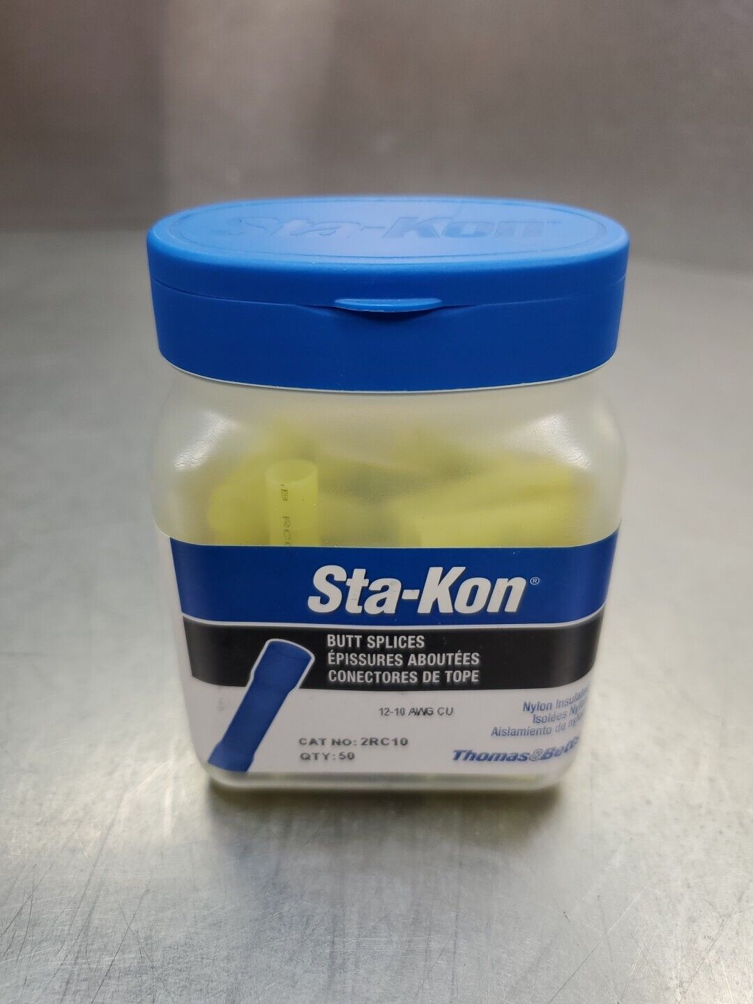 Thomas & Betts Sta-Kon 2RC10 Butt Splices, 12-10 AWG CU. 5D-19 ...