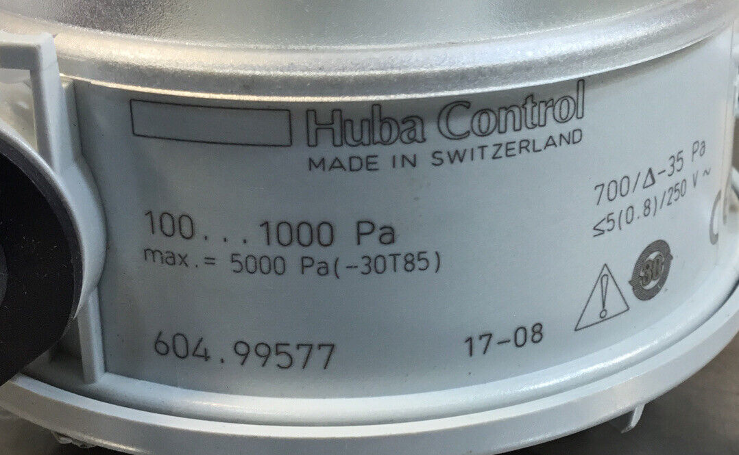 HUBA CONTROL 604.99577 Pressure Switch 100-1000 Pa 6D – Palmetto ...