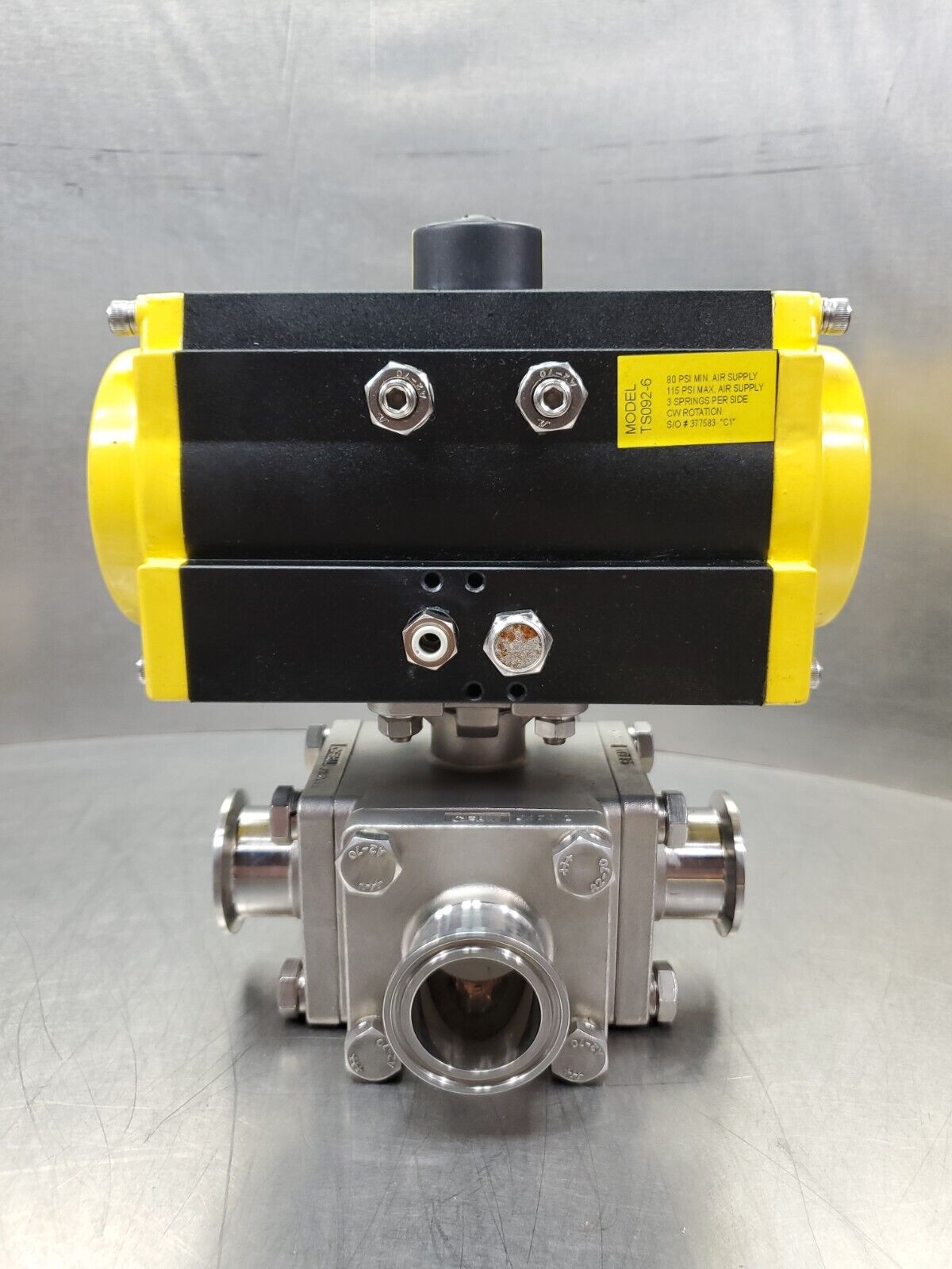 TopLine Top-Flo TA Series Pneumatic Rack & Pinion Actuator. 6E-20 ...