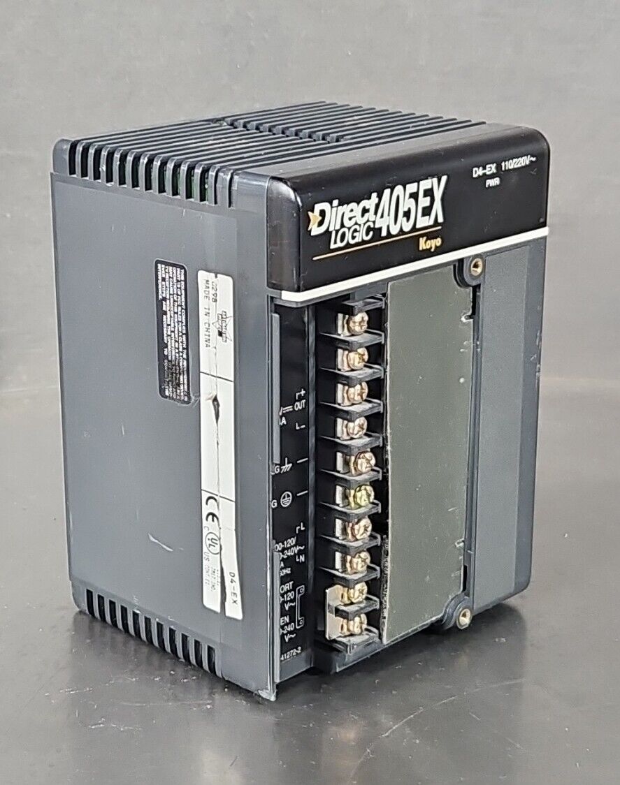 Koyo DIRECT LOGIC 405EX D4-EX Power Supply. Loc4B-19 – Palmetto ...