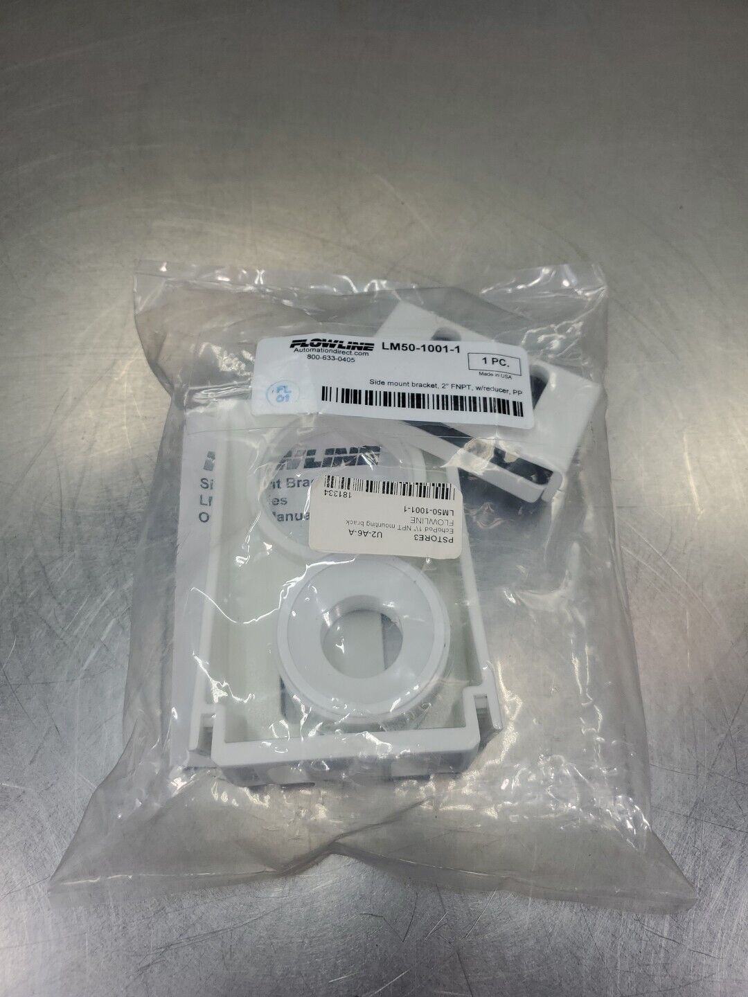 FLOWLINE LM50-1001-1 Side Mount Bracket. 5E-10 – Palmetto Automation Inc.