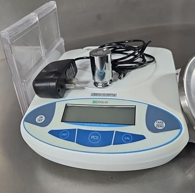 Solid USS-DBS3-3 Analytical Balance 300 x 0.001 g 1mg Precision Scale ...