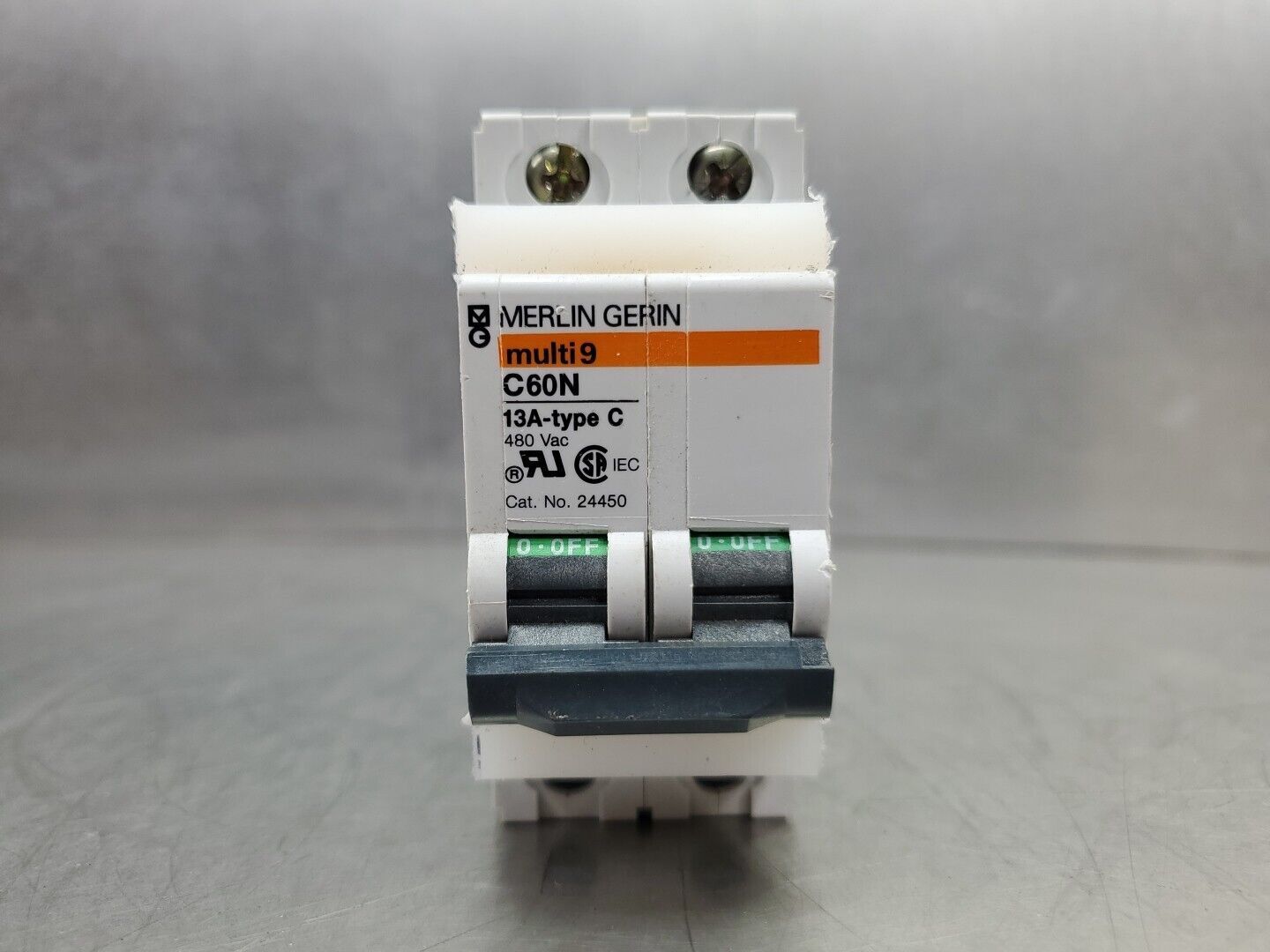 Merlin Gerin multi9 C60N Circuit Breaker 13A Type C 480VAC. 4E-21 ...