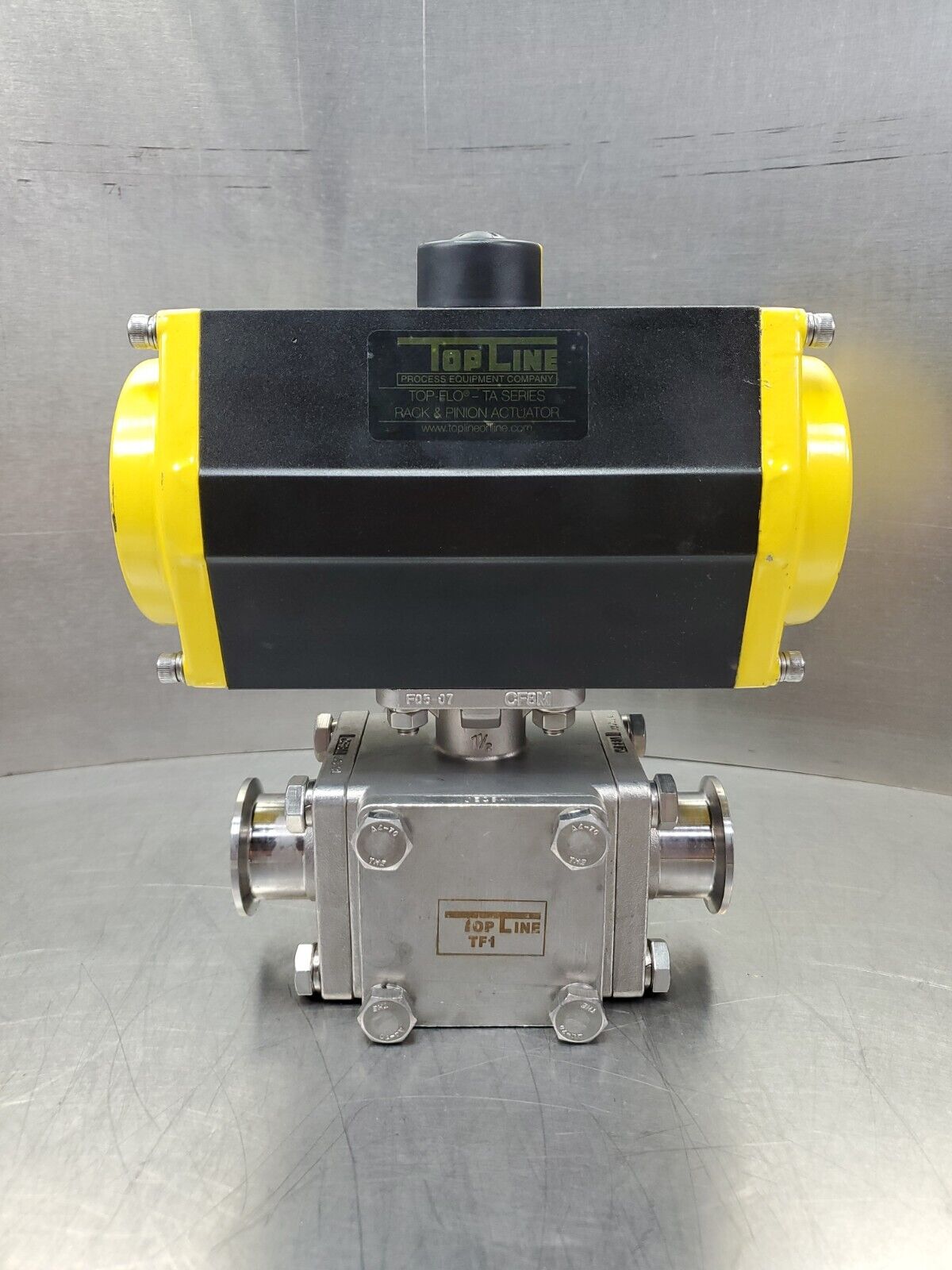 TopLine Top-Flo TA Series Pneumatic Rack & Pinion Actuator. 6E-20 ...