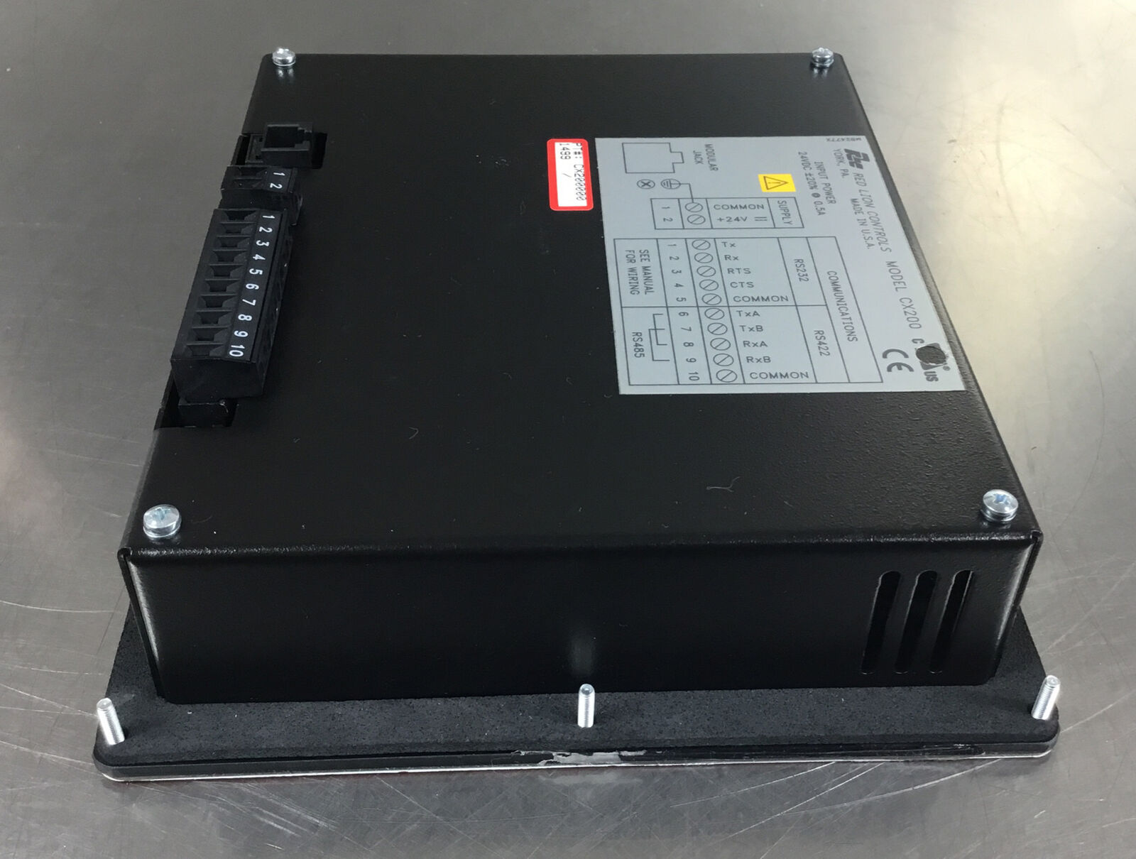 RED LION CONTROLS CX200000 Control Panel 24VDC 2C – Palmetto Automation ...