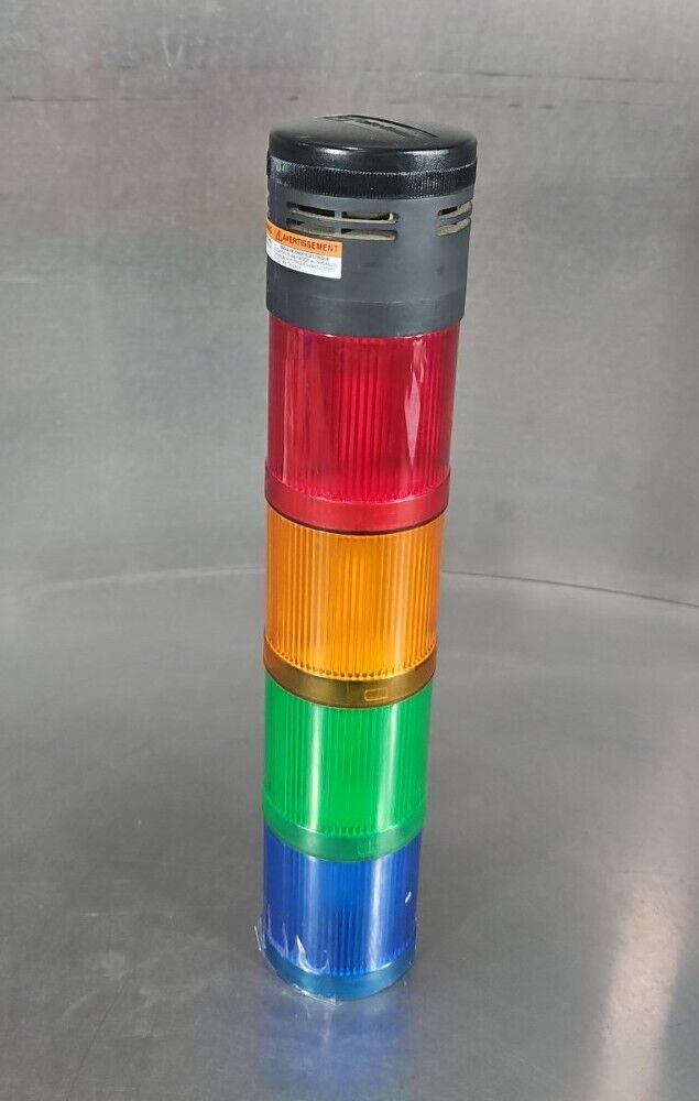 EATON CUTLER-HAMMER E26 SER A2 RED/GREEN/ORANGE/BLUE STACKLIGHTS. Loc4 ...
