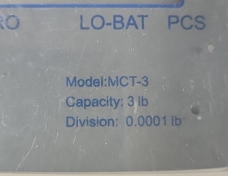 TREE MCT-3 Mid Counting Scale 3 lb x 0.0001lb. Loc2F – Palmetto ...