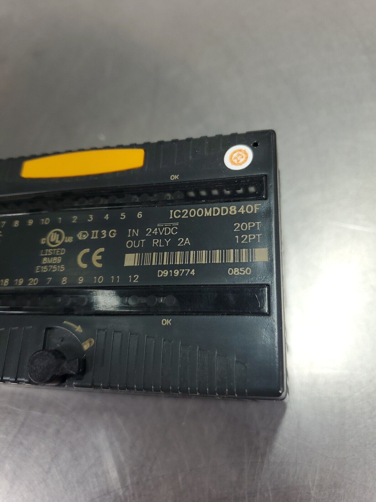 GE Fanuc IC200MDD840 Discrete Mixed 24VDC I/O Module. 3D-1 – Palmetto Automation Inc.