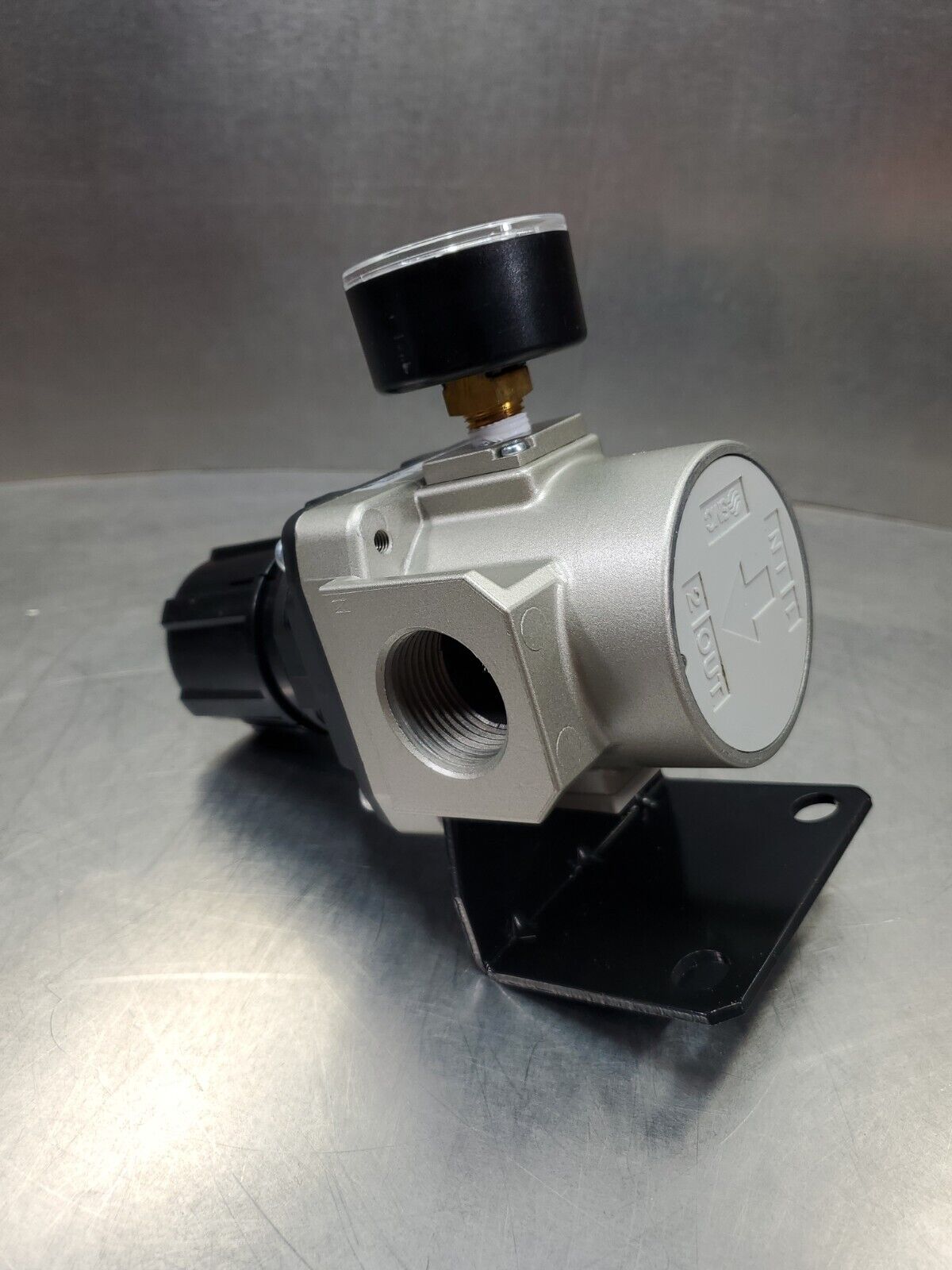 SMC AR60-N10-Z Set Press 7-125 PSI REGULATOR Module w/MOUNTING RAIL. 6 ...