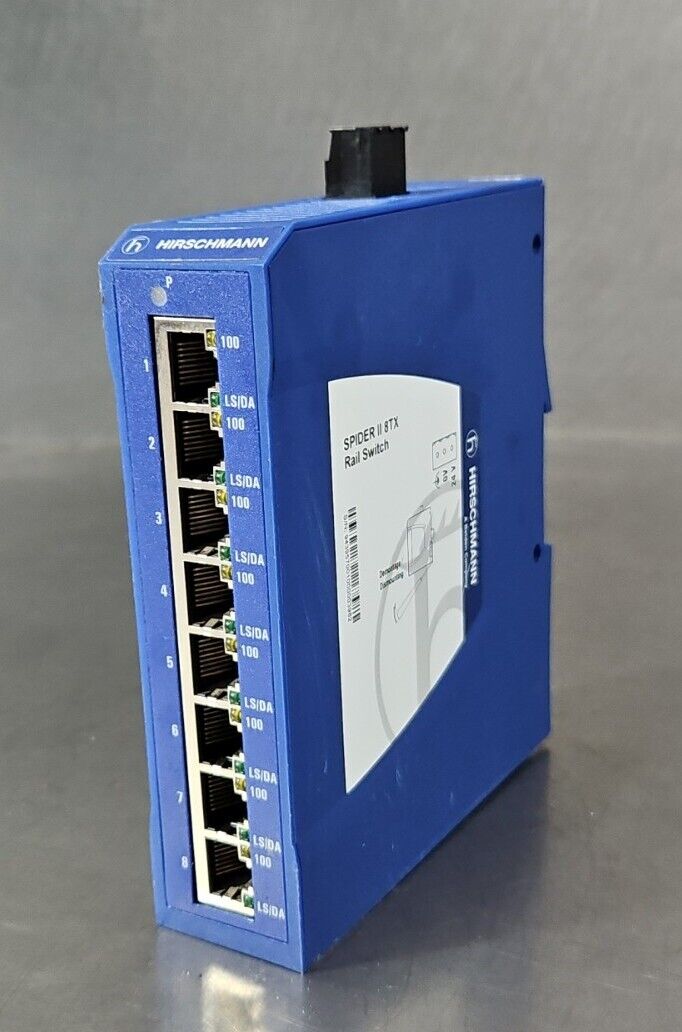 HIRSCHMANN SPIDER II 8TX/1FX EEC RAIL SWITCH. Loc 3A-20 – Palmetto ...