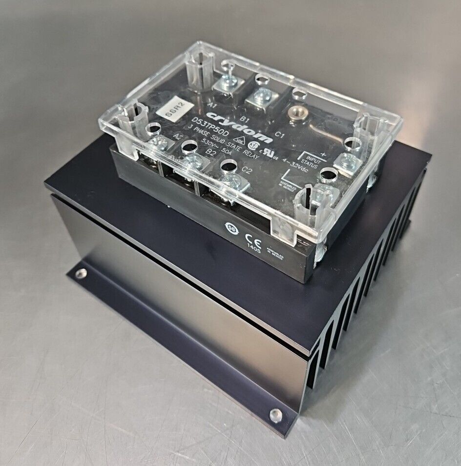 Crydom D53TP50D 3-Phase 50A/530V Solid State Relay - Black. Loc3E-19 ...