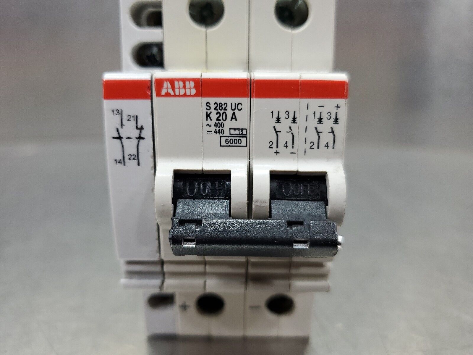 ABB S282-UC-K20A 400VAC/440VDC Circuit Breaker. 4G – Palmetto Automation Inc.