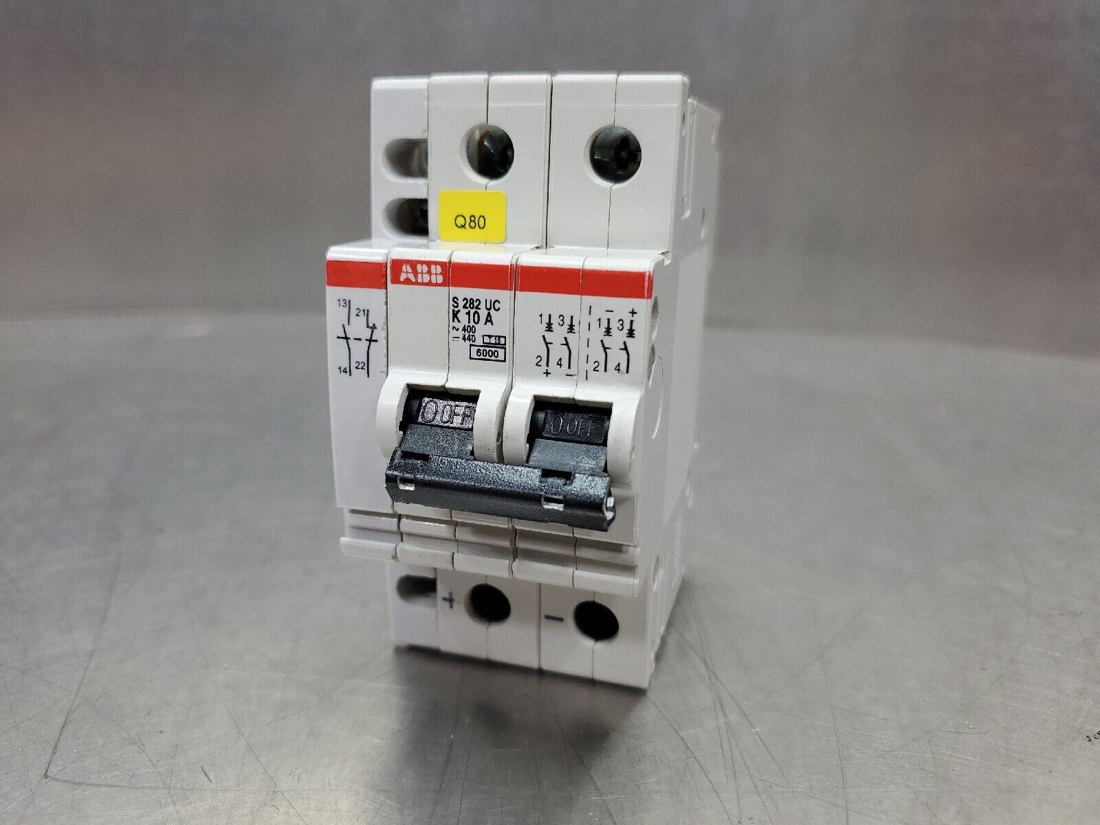 ABB S282-UC-K10A 400VAC/440VDC Circuit Breaker. 4G – Palmetto Automation Inc.