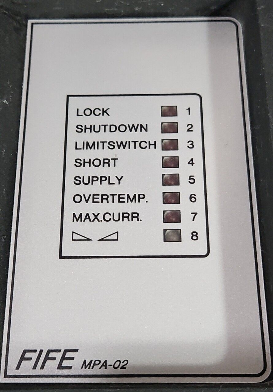 FIFE MPA-02 Switching Amplifier Power Supply 4D-21 – Palmetto ...